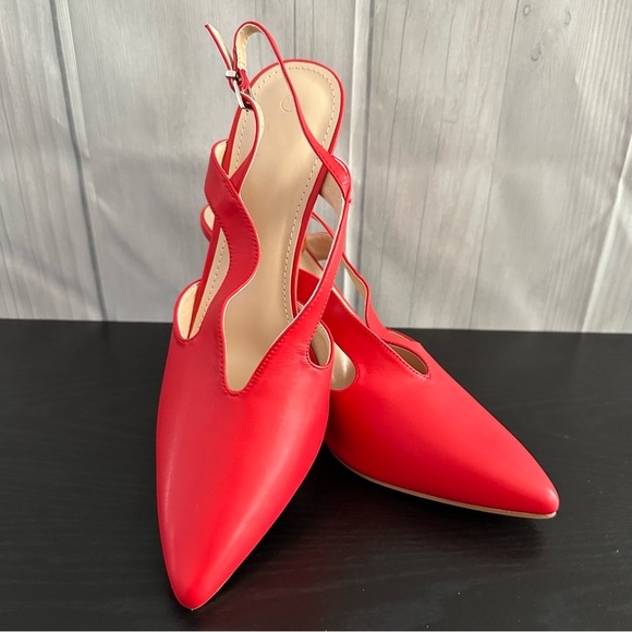 Shoes | Womens Pointed Toe High Heels Red Size 95 New Without Tags ...